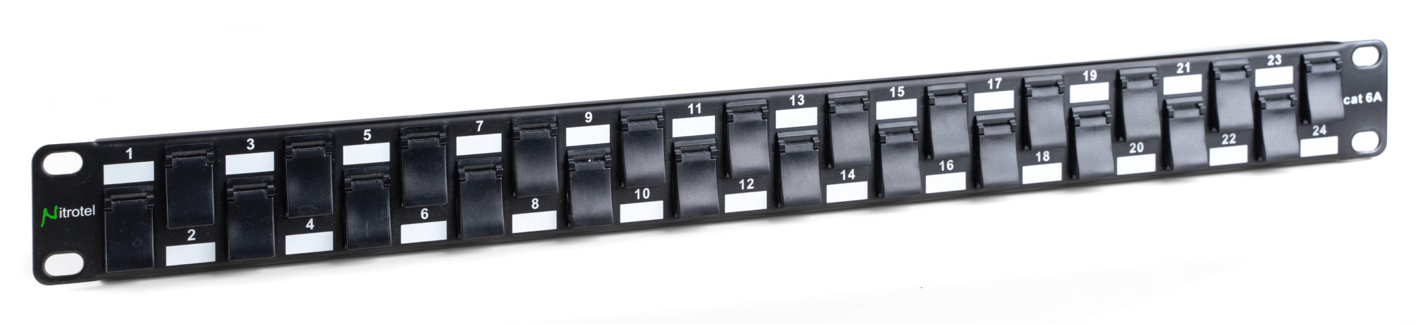 Category 6e, UTP Populated Patch Panel – Nitrotel