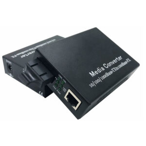 Media Converter: 1 port 1000 Base-FX (2 fibers) and 1 port 10/100/1000 ...