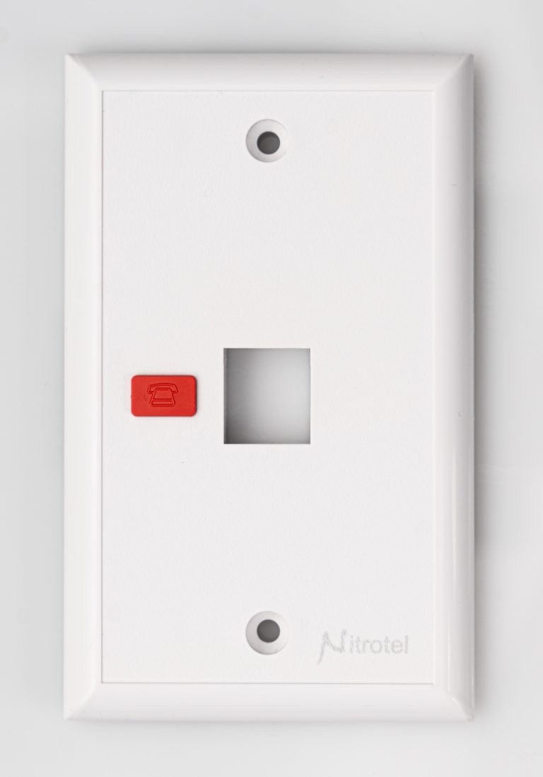 FTTH Fiber Optic Faceplate, 2 ports – Nitrotel Manufactoring